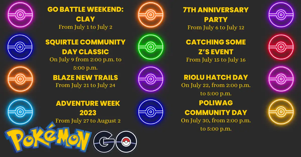Pokémon GO July 2023 Event Guide: Everything You Need to Know - Game Empress