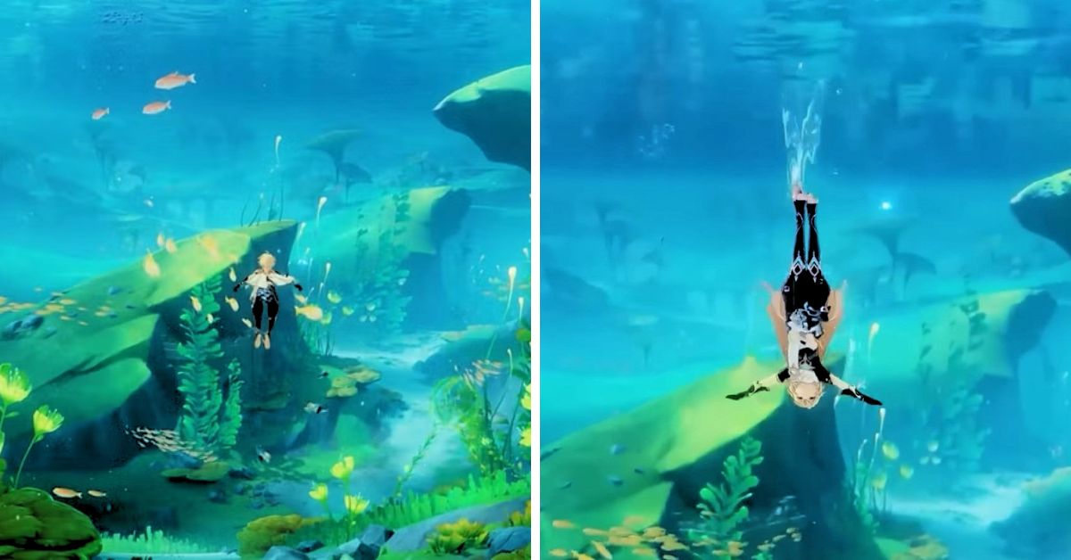 How Underwater Gameplay Works in Genshin Impact Fontaine Update? - Game ...