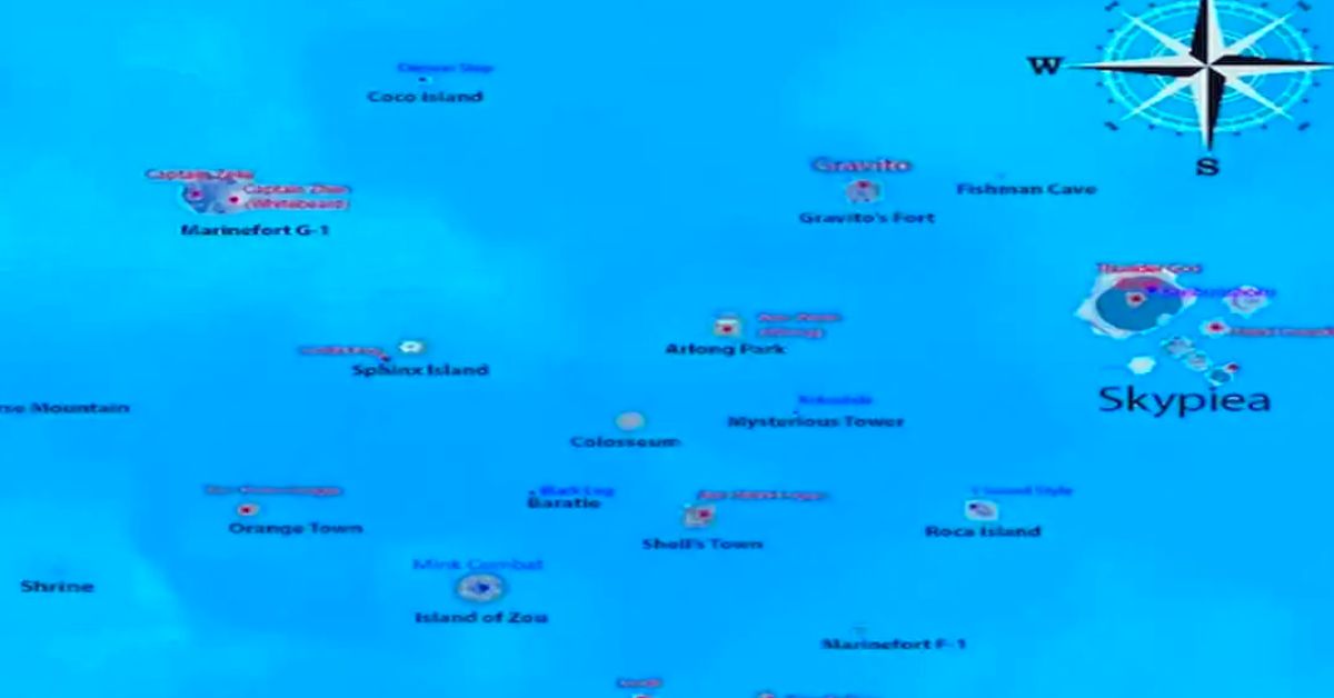 GPO Second Sea Map: Explore The Second Sea Like A Pro